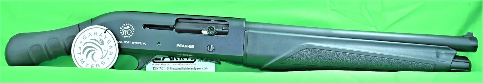 GARAYSAR FEAR 118 12GA 14.5" 4RD BLK | Larry's Pistol & Pawn