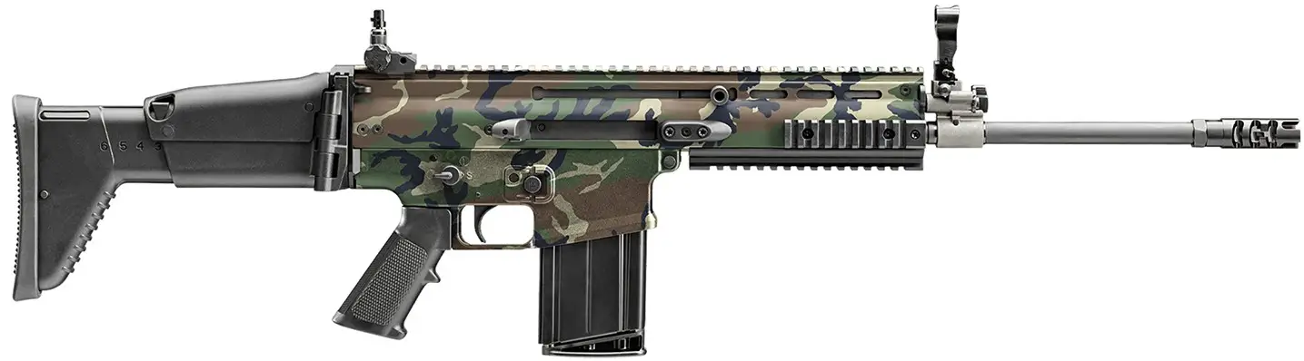 FN 3810170101 SCAR 16S 7.62x51mm NATO 20+1, 20" Black Anodized Steel ...
